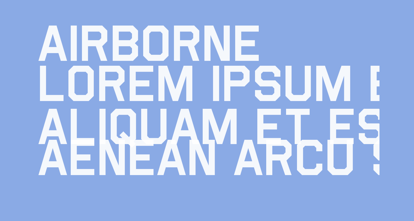 Airborne free Font - What Font Is