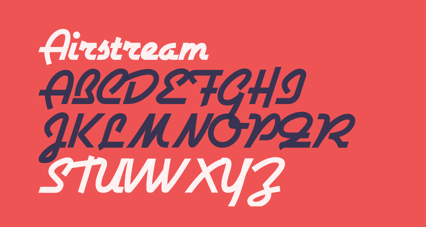 Airstream free Font - What Font Is