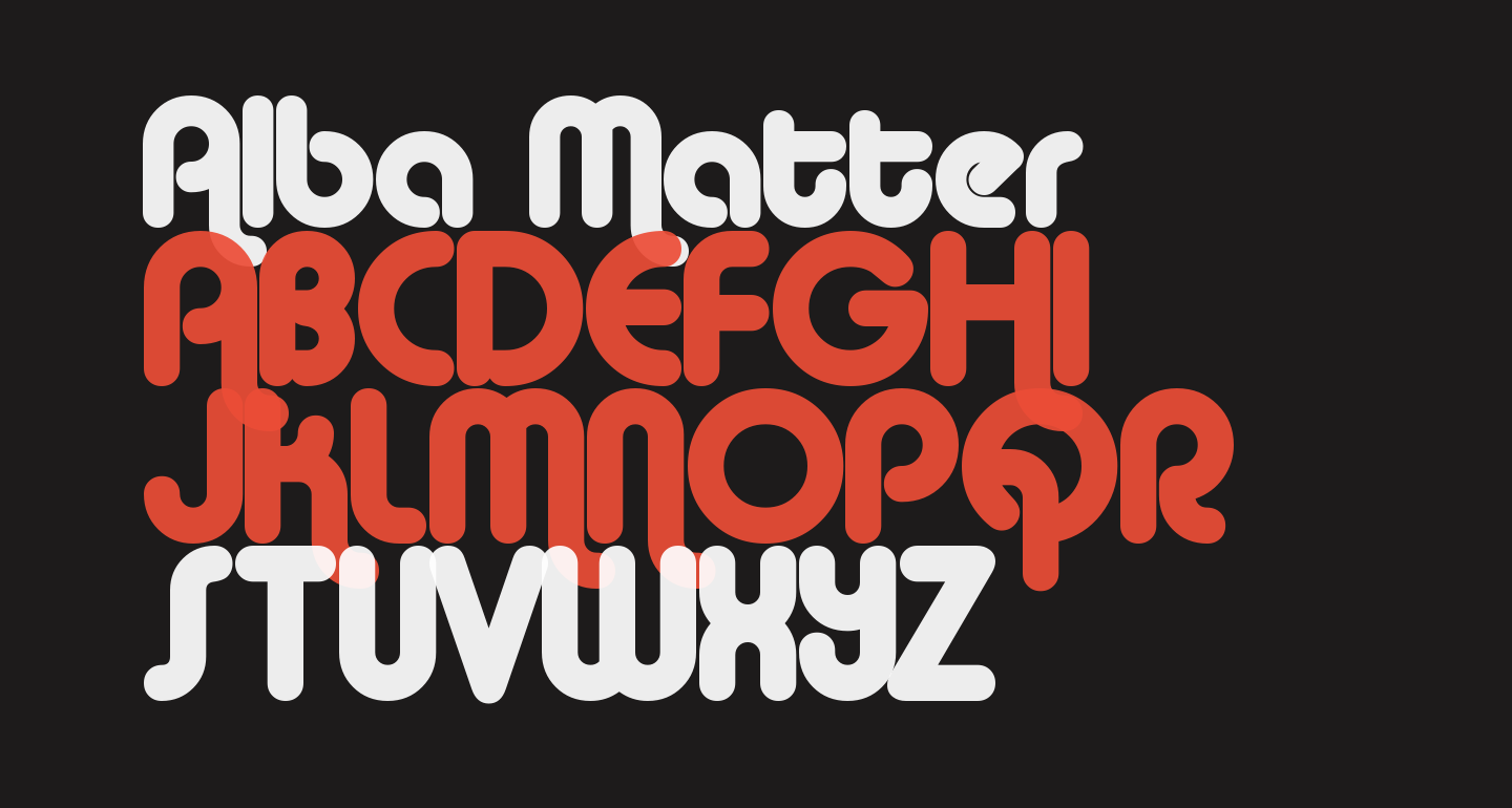 Alba Matter free Font - What Font Is