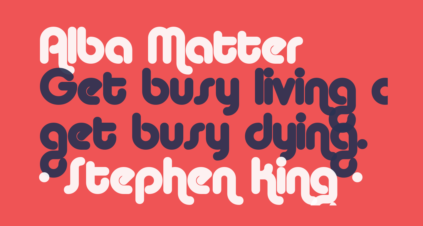 Alba Matter free Font - What Font Is