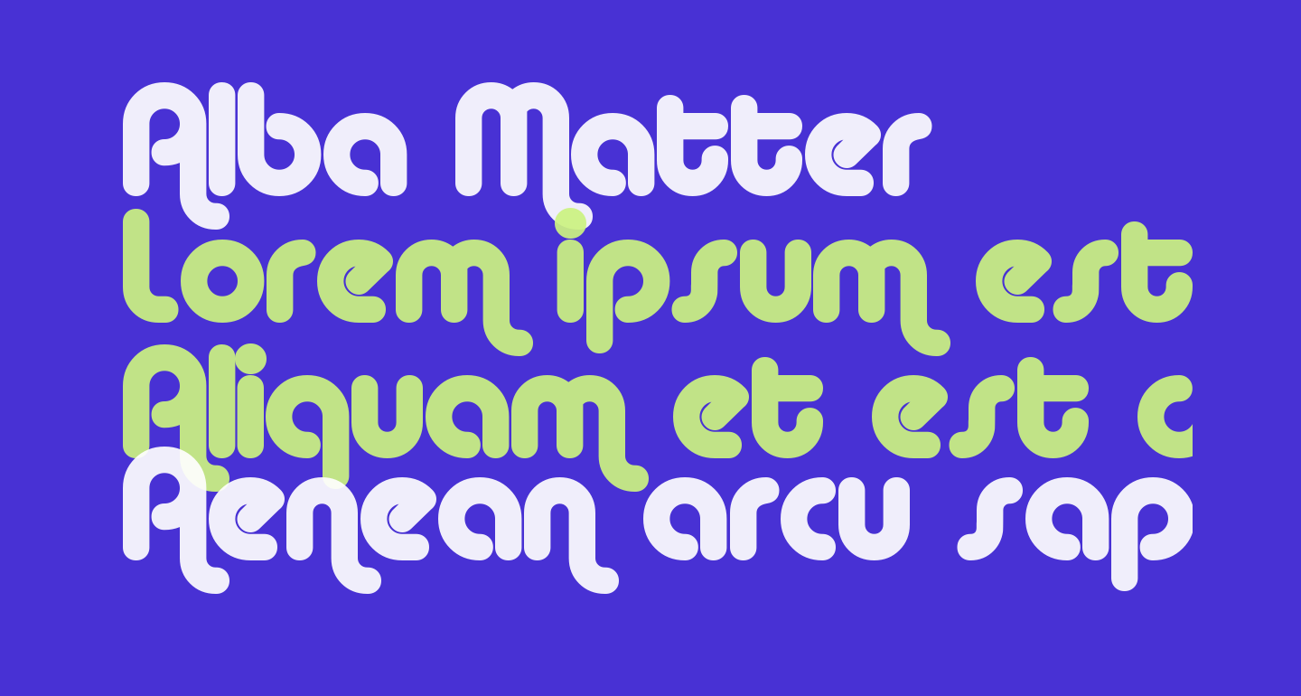 Alba Matter free Font - What Font Is