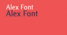 Alex free Font - What Font Is