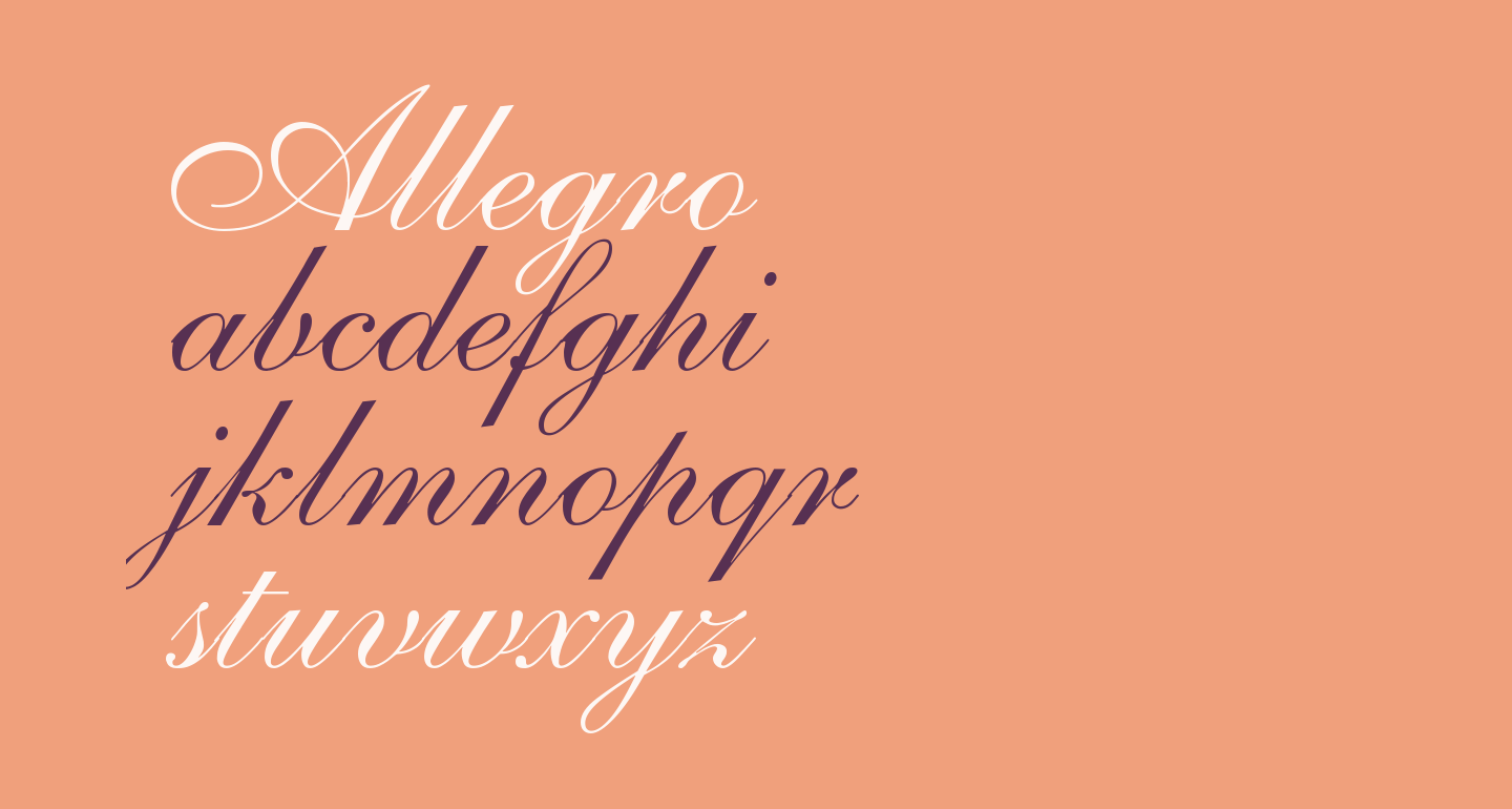 Allegro free Font - What Font Is
