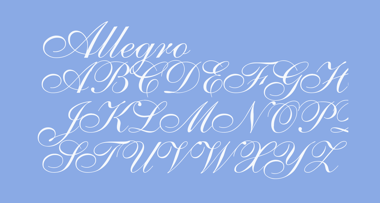 Allegro free Font - What Font Is