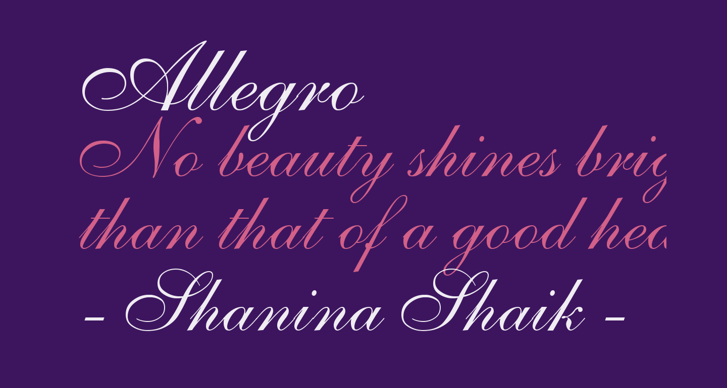 Allegro free Font - What Font Is