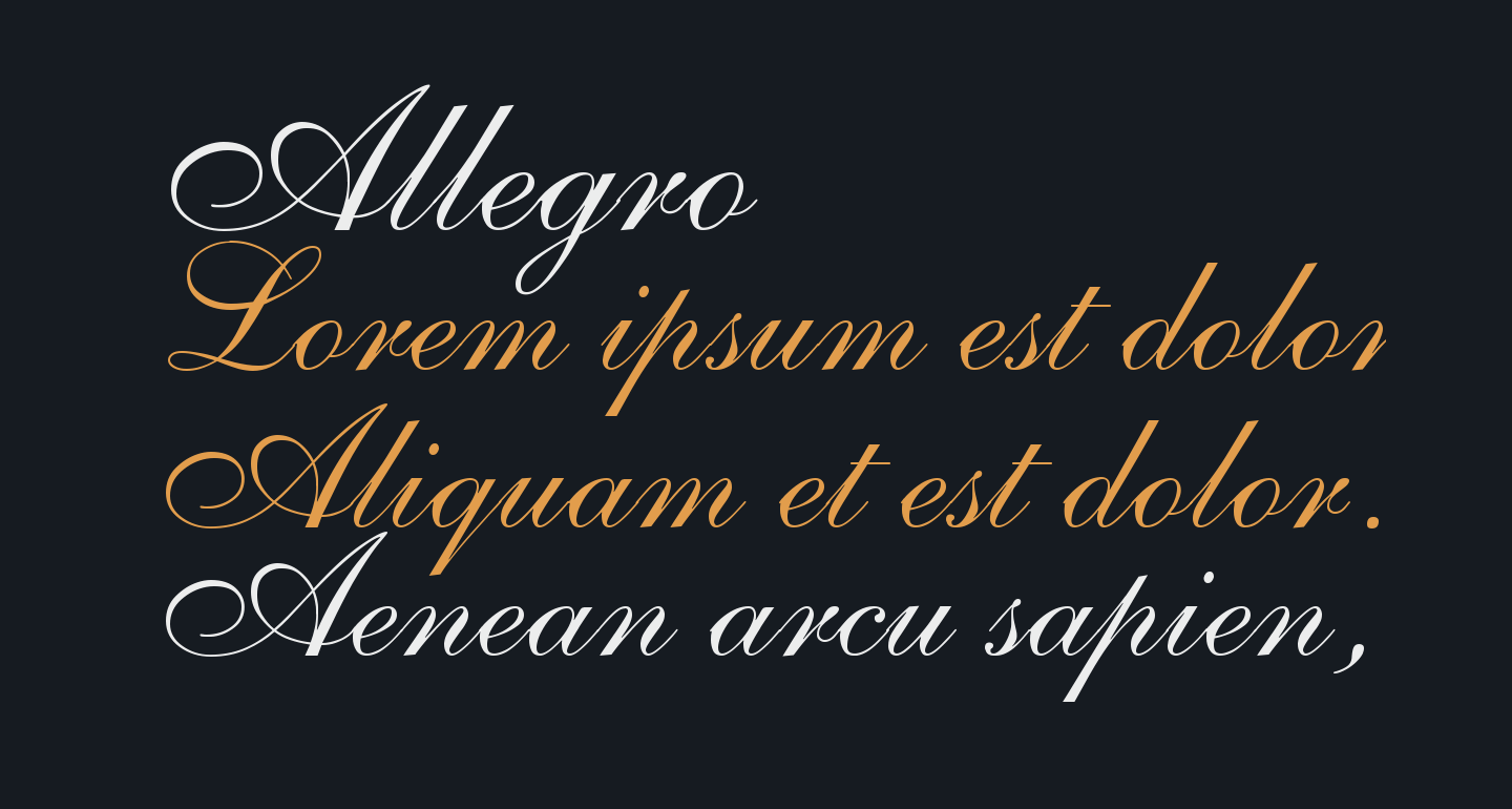 Allegro free Font - What Font Is