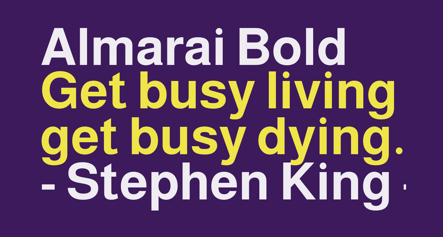 Almarai Bold free Font - What Font Is