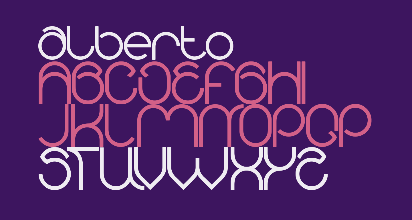 alberto free Font - What Font Is
