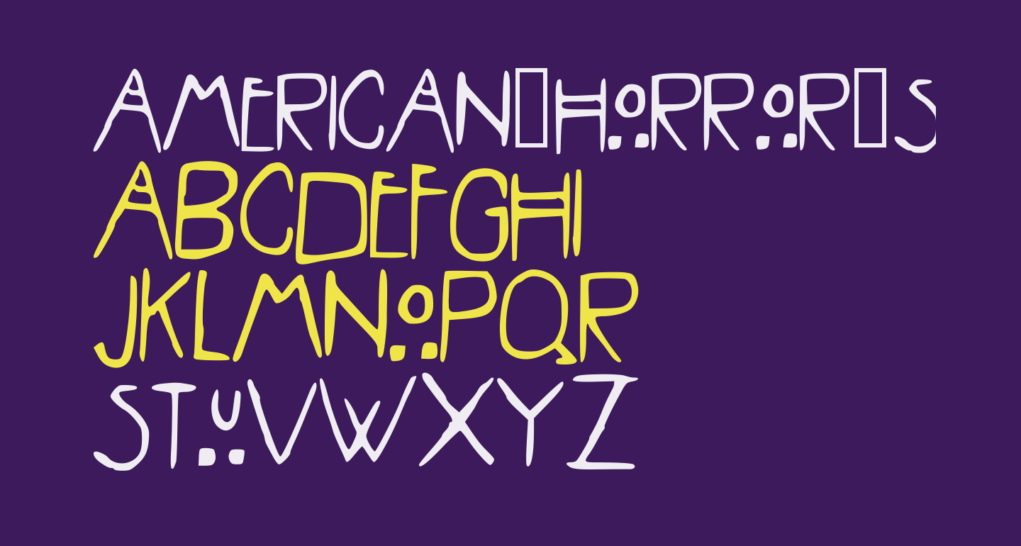 AMERICAN_HORROR_STORY free Font - What Font Is