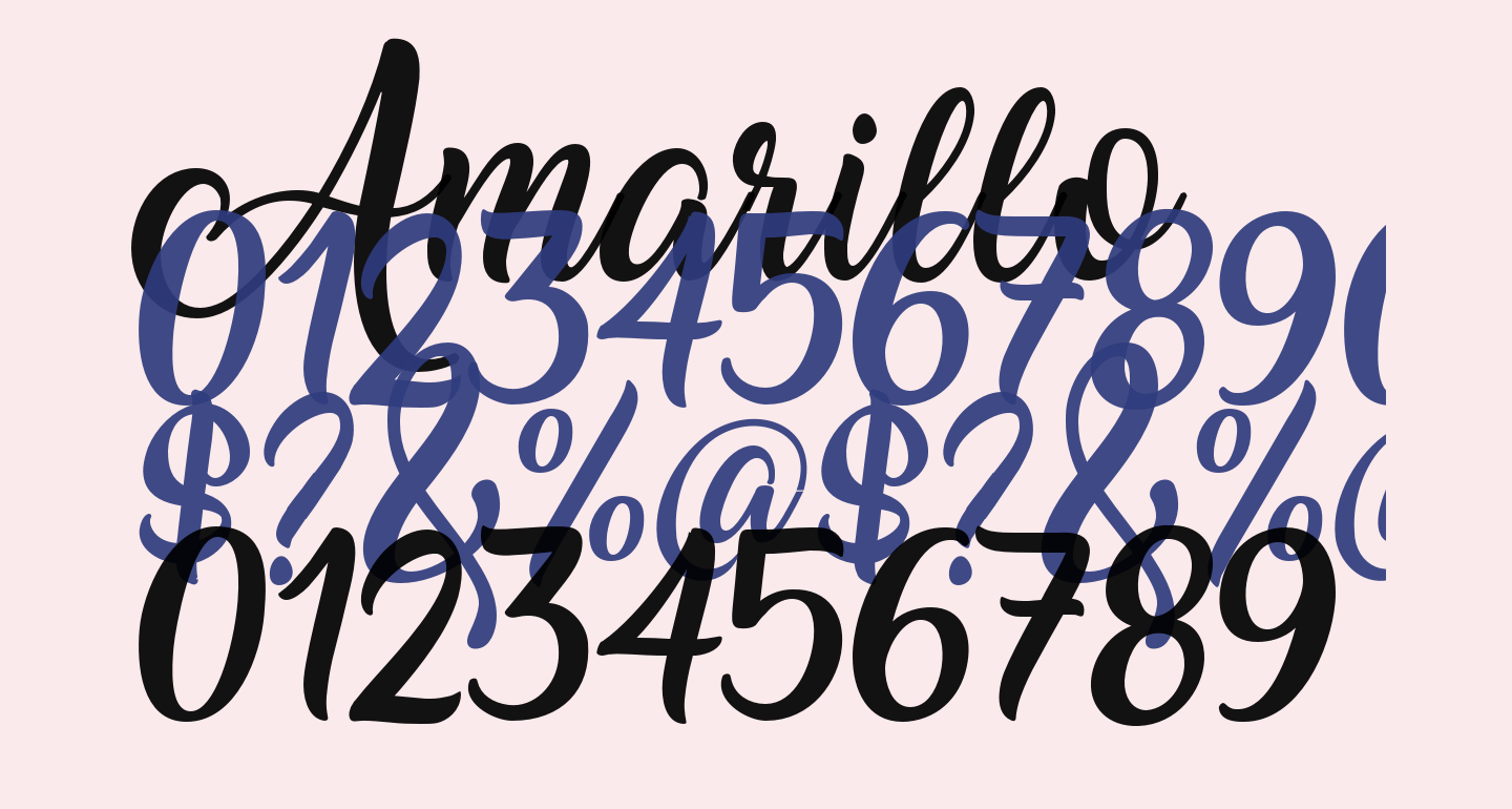 Amarillo free Font - What Font Is