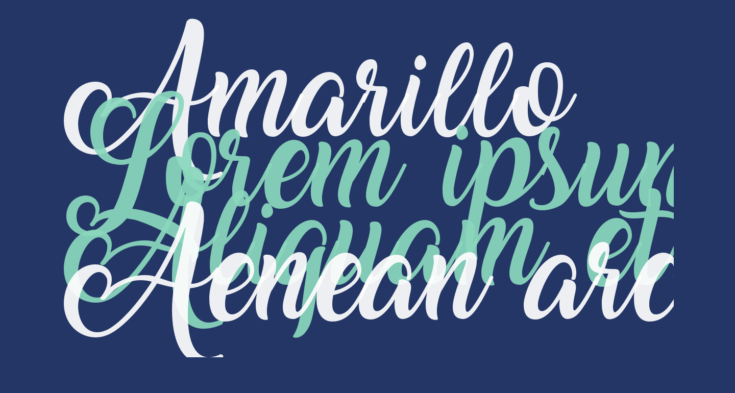 Amarillo free Font - What Font Is
