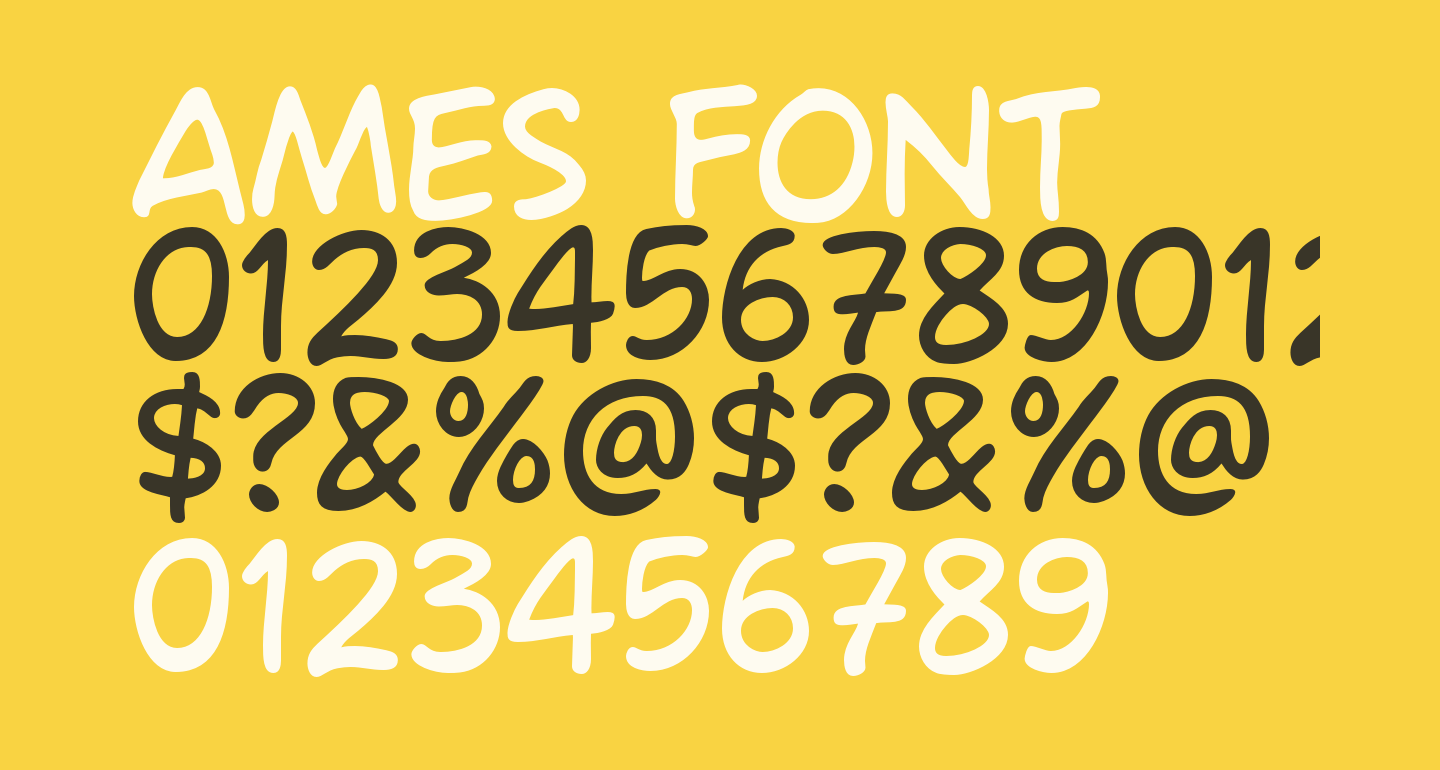 Ames free Font - What Font Is