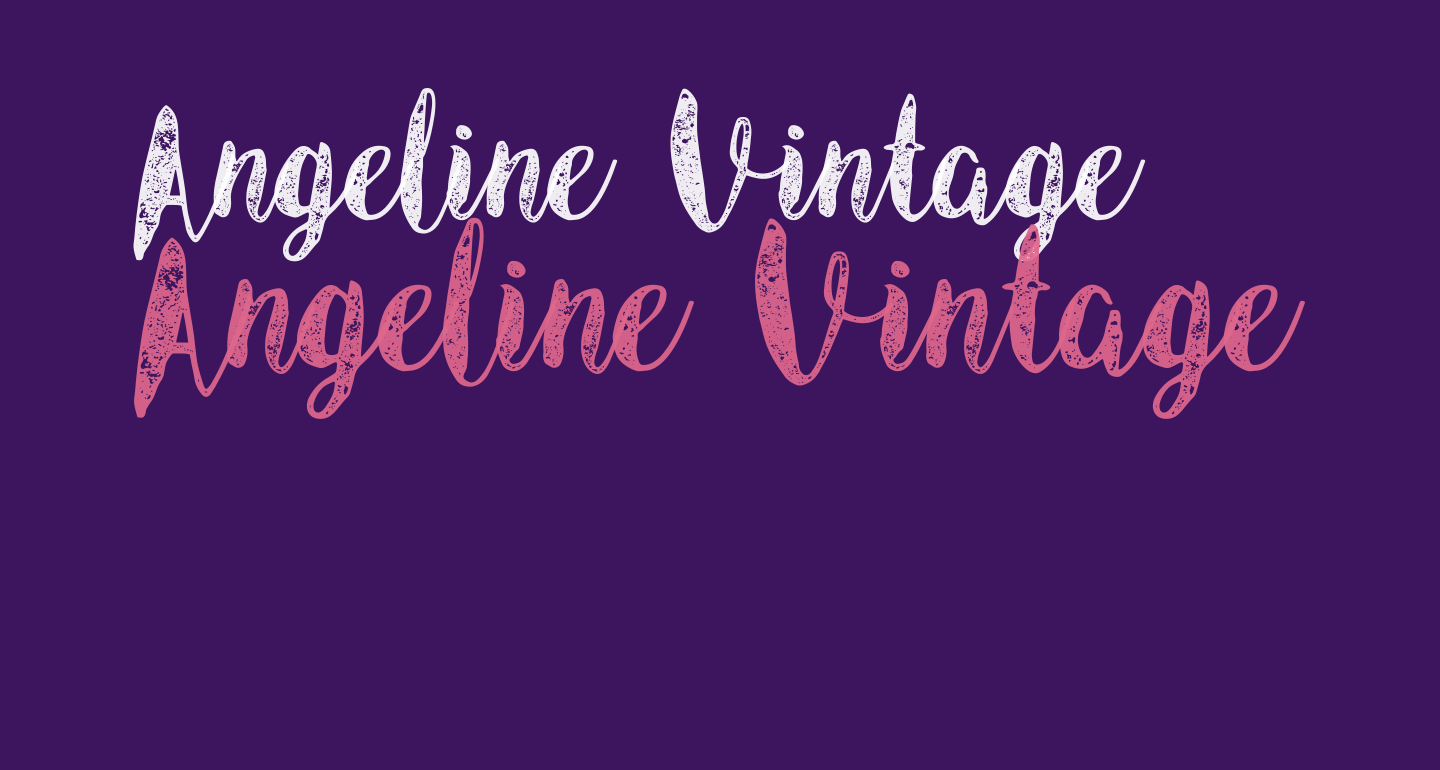 Angeline Vintage free Font - What Font Is