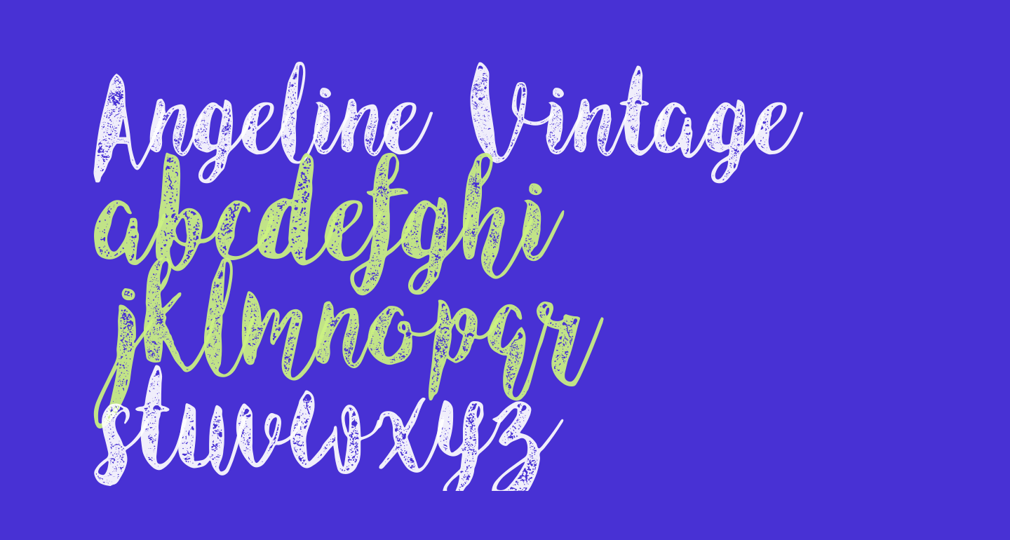 Angeline Vintage free Font - What Font Is