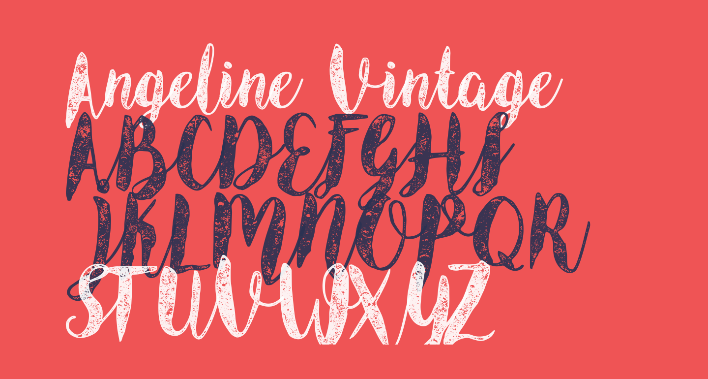 Angeline Vintage free Font - What Font Is