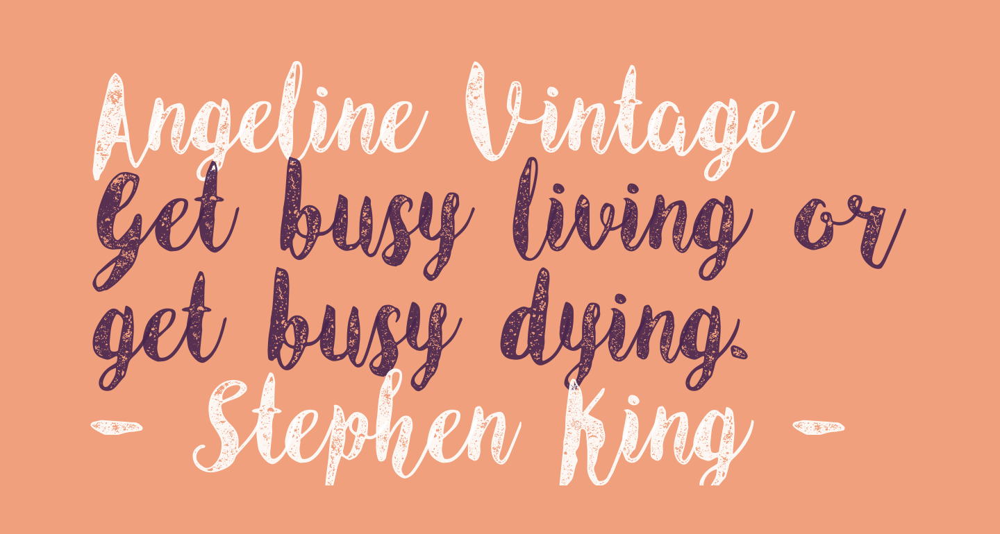 Angeline Vintage free Font - What Font Is