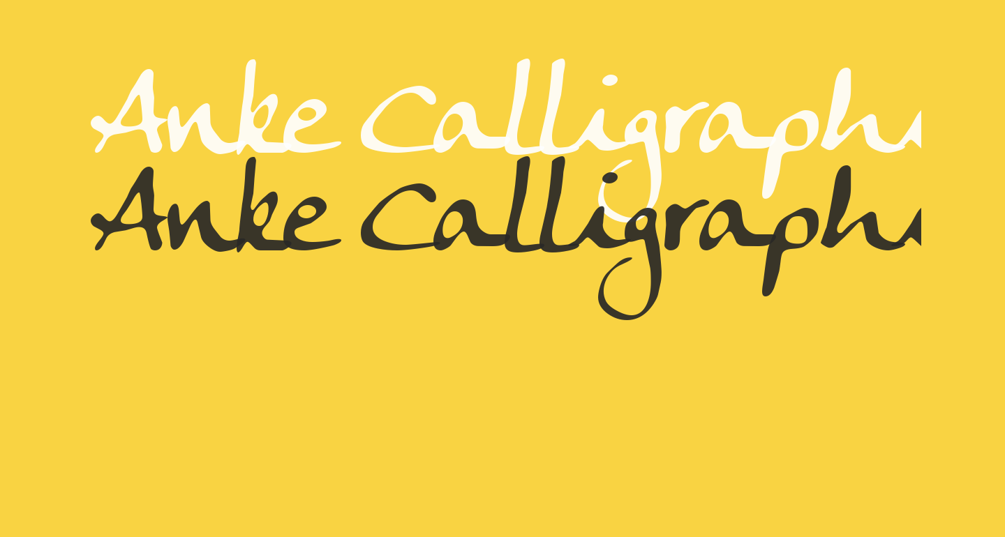 Anke Calligraphic FG free Font - What Font Is