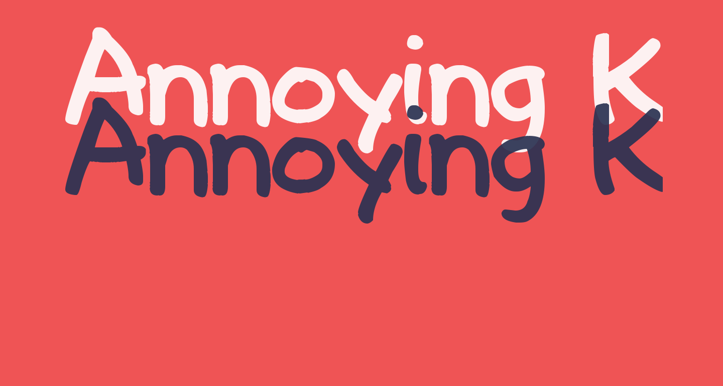 Annoying Kettle free Font - What Font Is