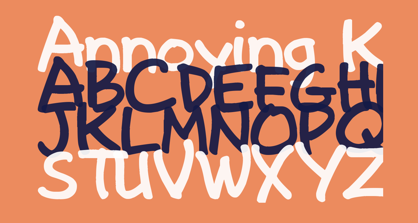 Annoying Kettle free Font - What Font Is
