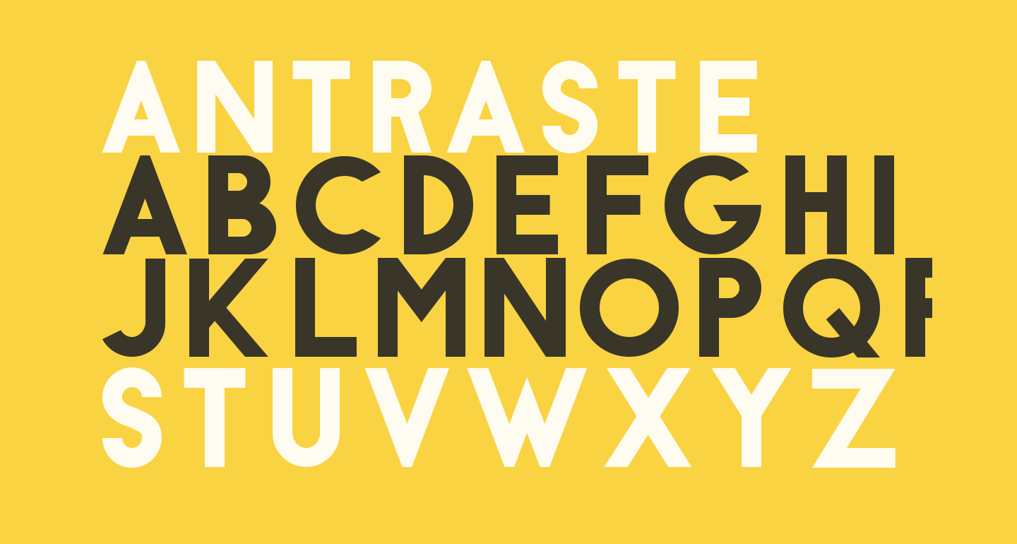 Antraste free Font - What Font Is