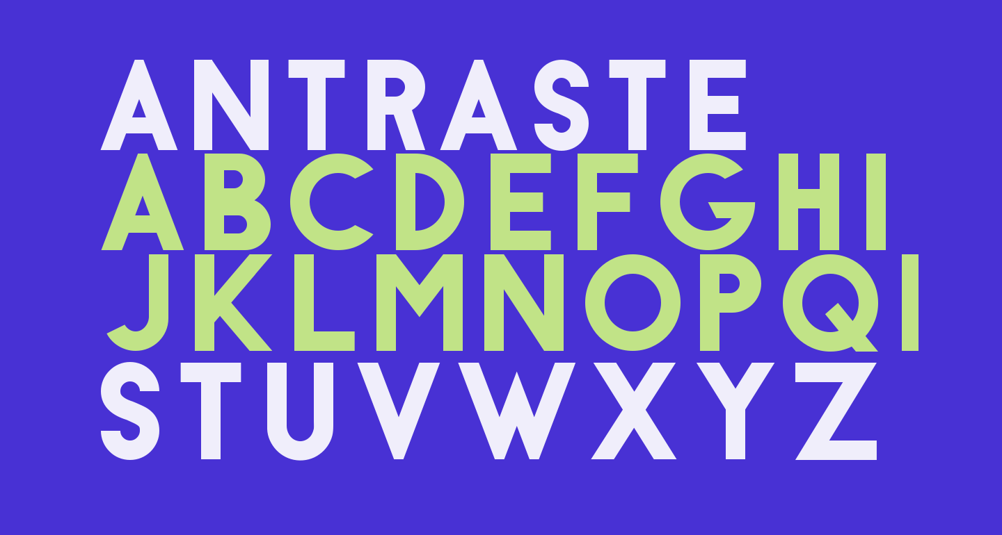 Antraste free Font - What Font Is