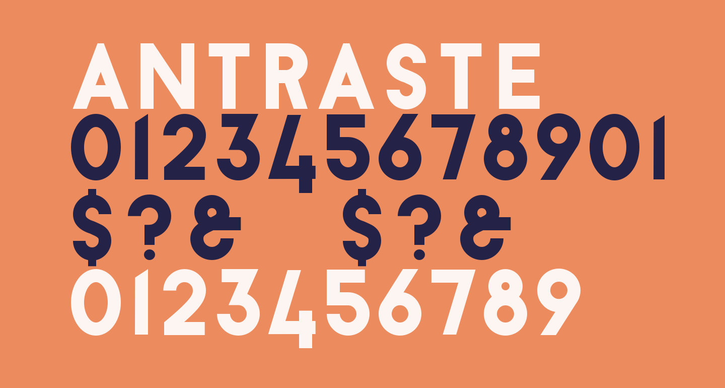 Antraste free Font - What Font Is