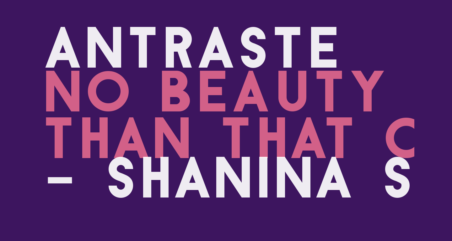Antraste free Font - What Font Is