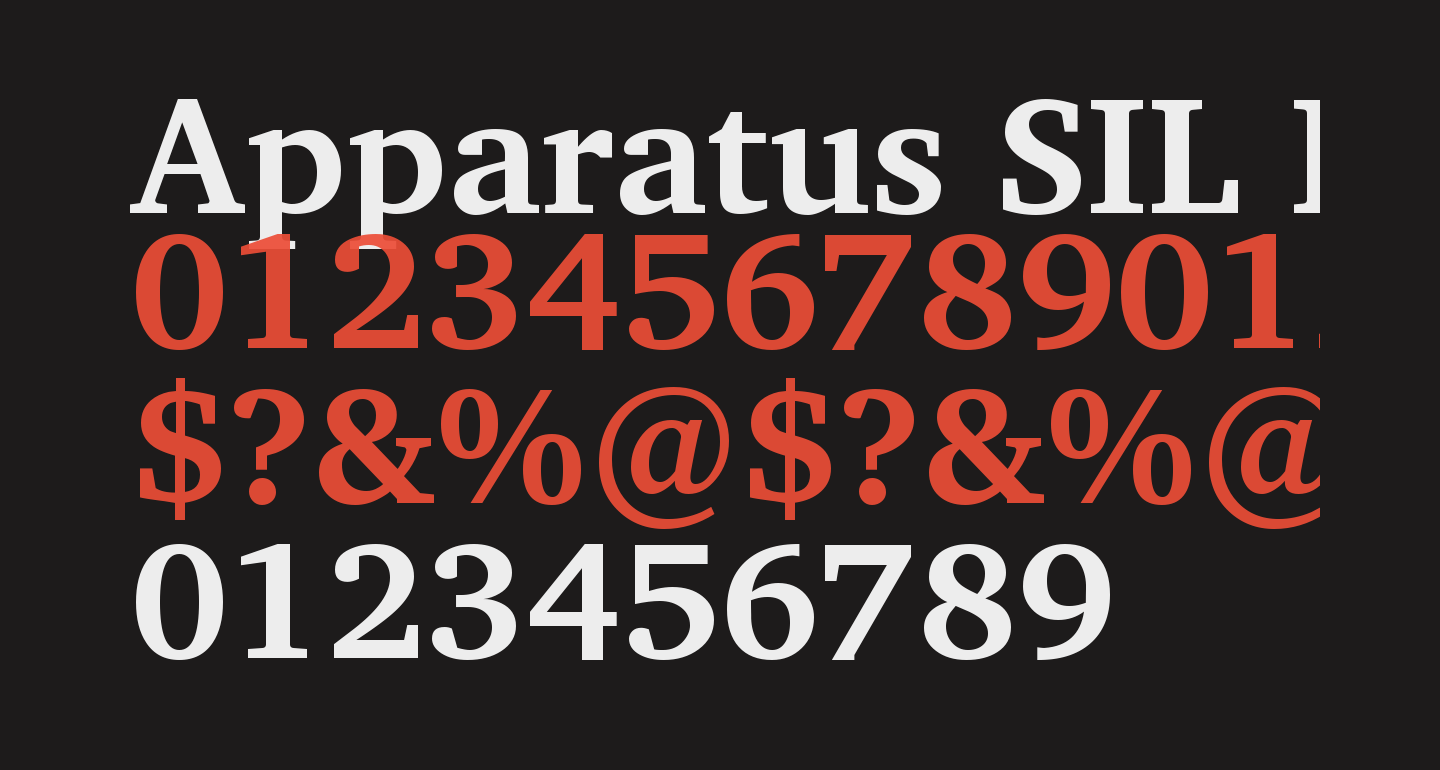Apparatus SIL Bold free Font - What Font Is