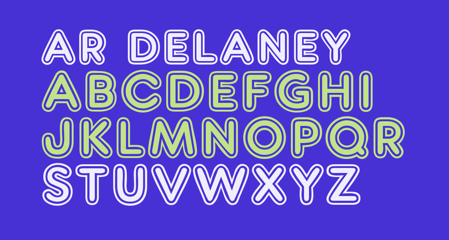 AR DELANEY free Font - What Font Is