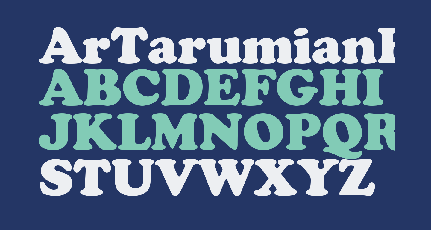 ArTarumianErevan free Font - What Font Is
