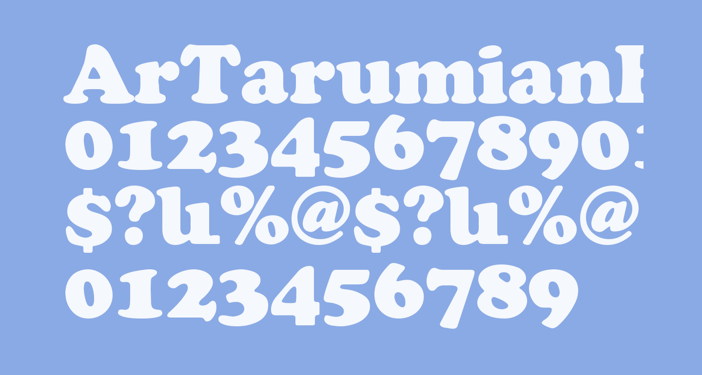 ArTarumianErevan free Font - What Font Is