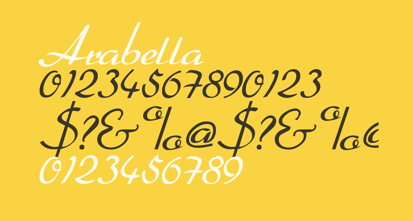 Arabella free Font - What Font Is