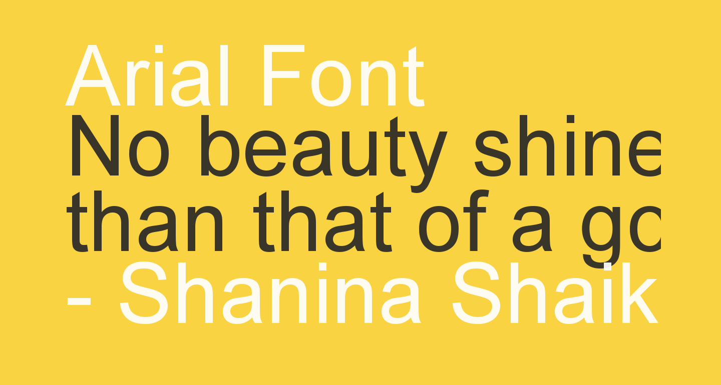 Arial free Font - What Font Is