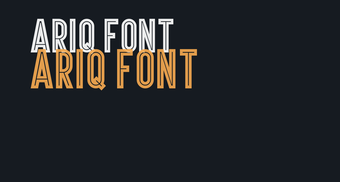 Ariq free Font - What Font Is