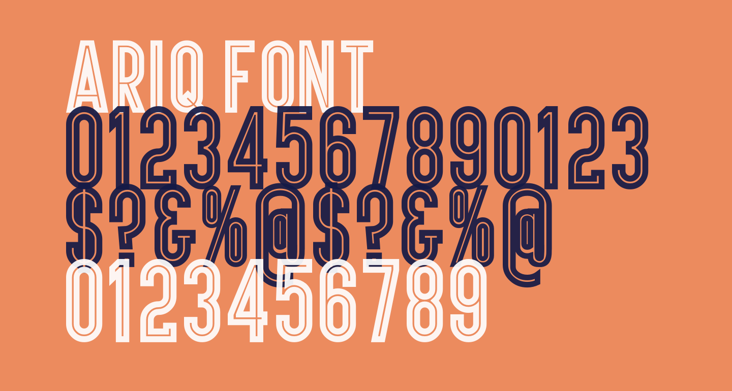 Ariq free Font - What Font Is