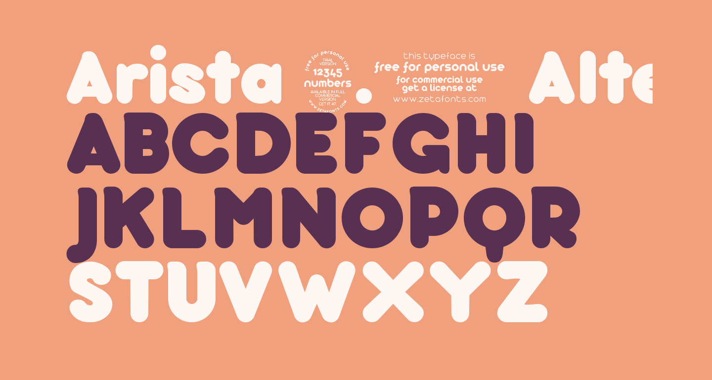 Arista 2.0 Alternate Regular free Font - What Font Is