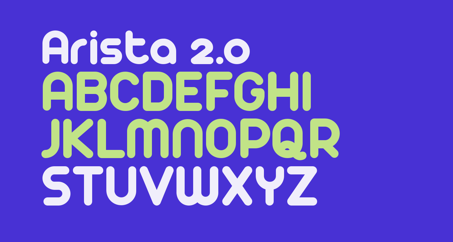 Arista 2.0 free Font - What Font Is