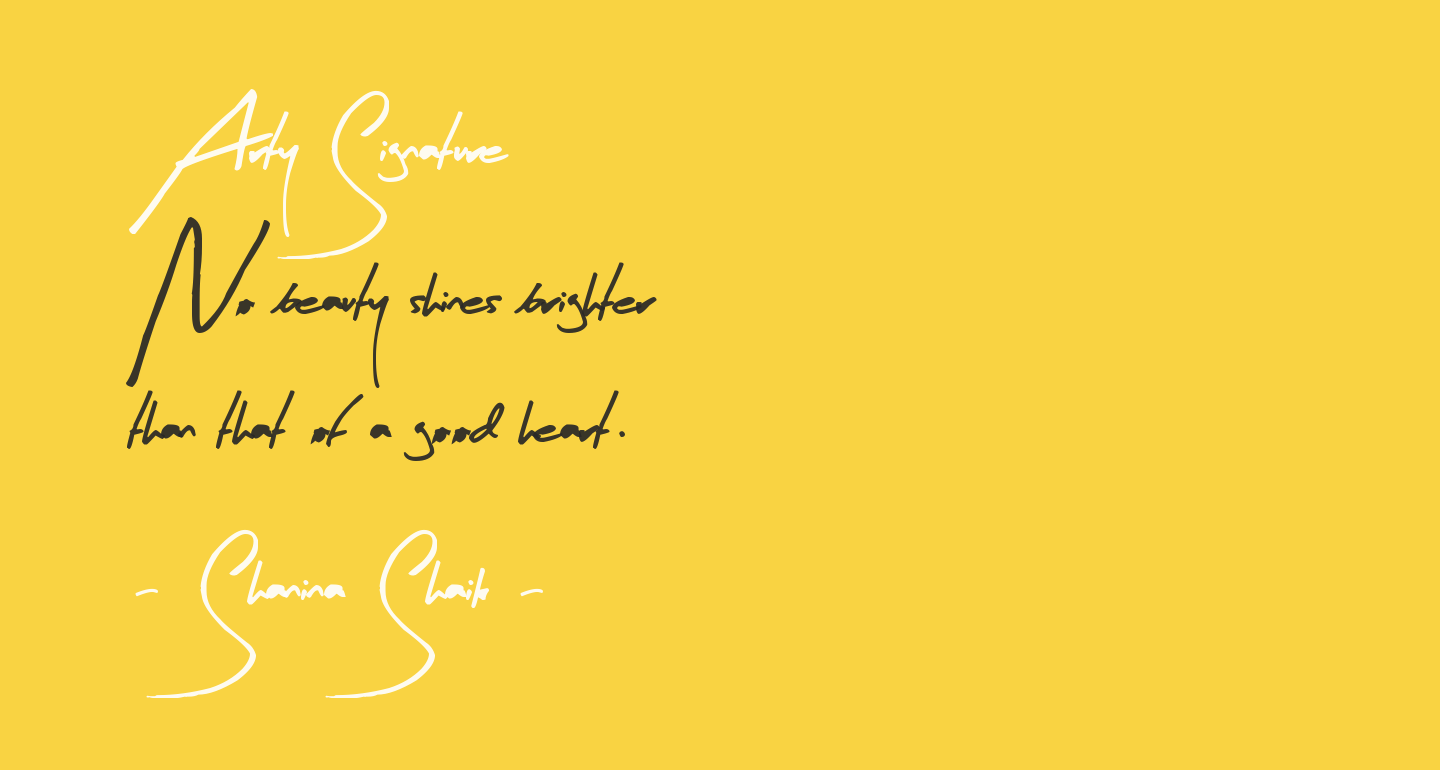 Arty Signature free Font - What Font Is