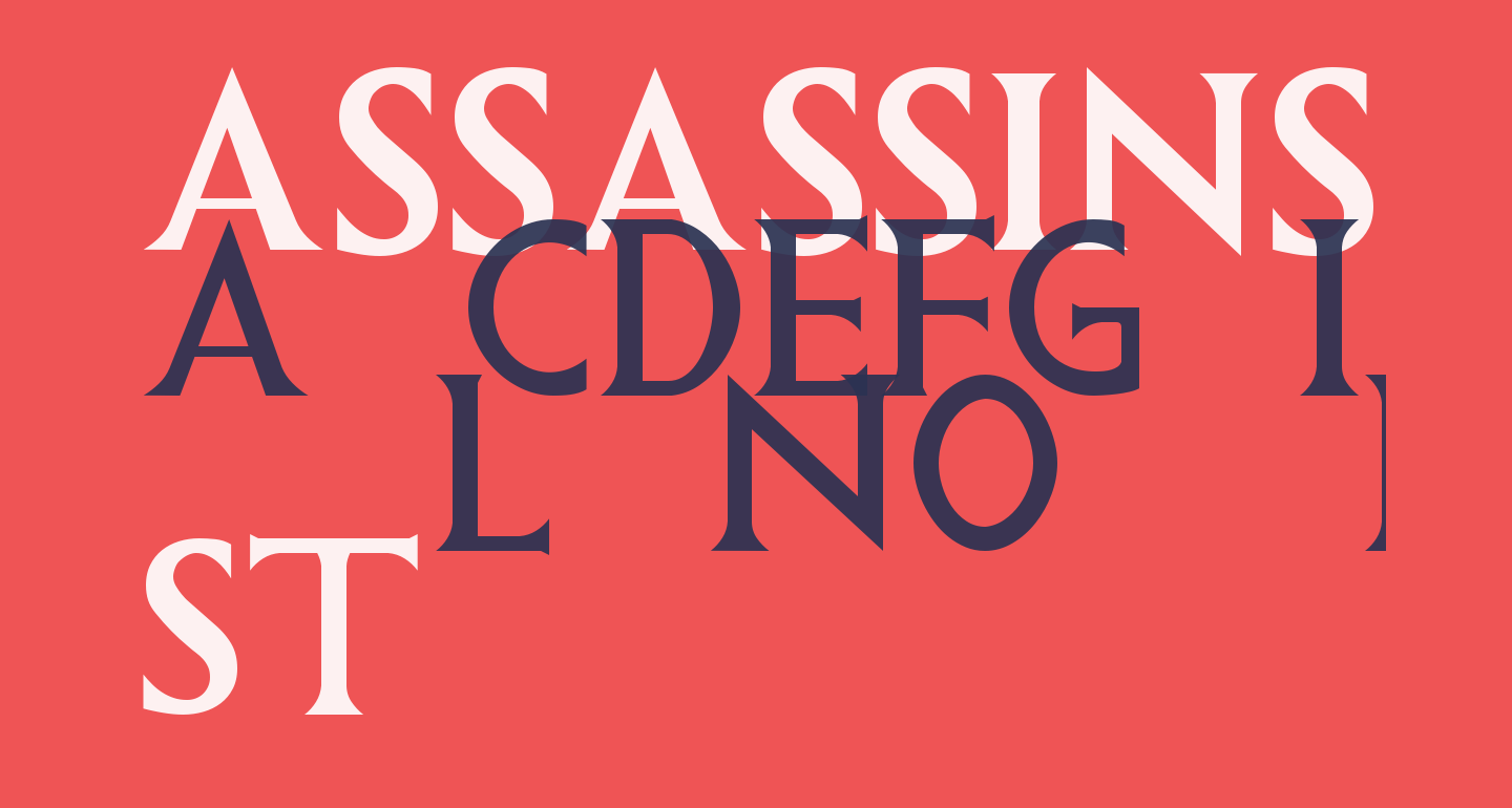 ASSASSINS CREED free Font - What Font Is