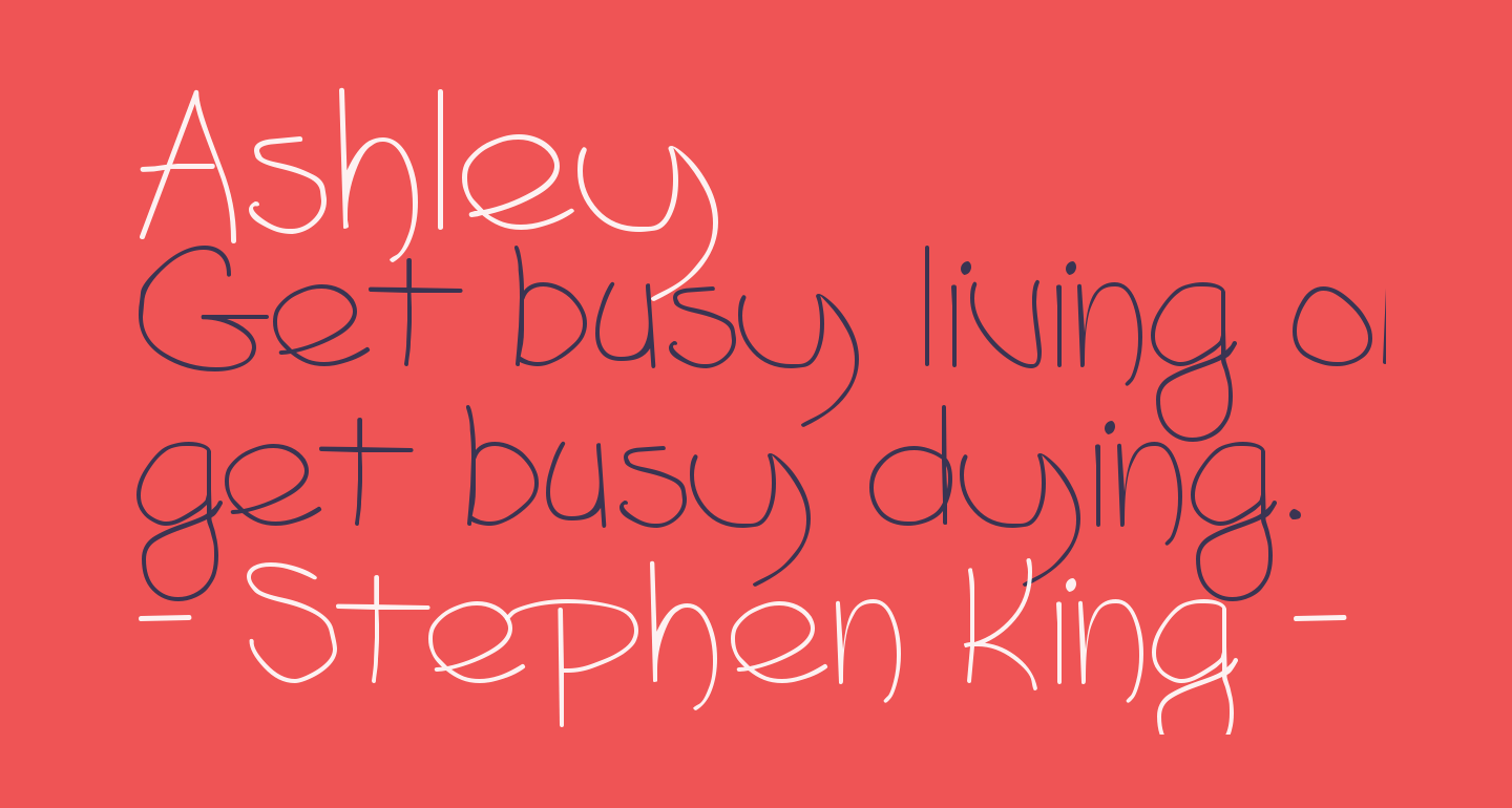 Ashley free Font - What Font Is