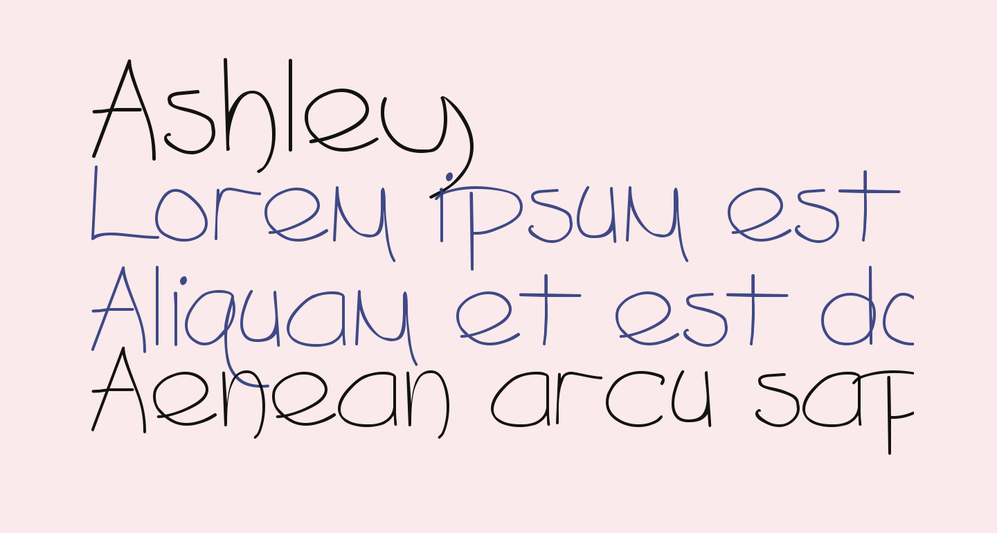 Ashley free Font - What Font Is