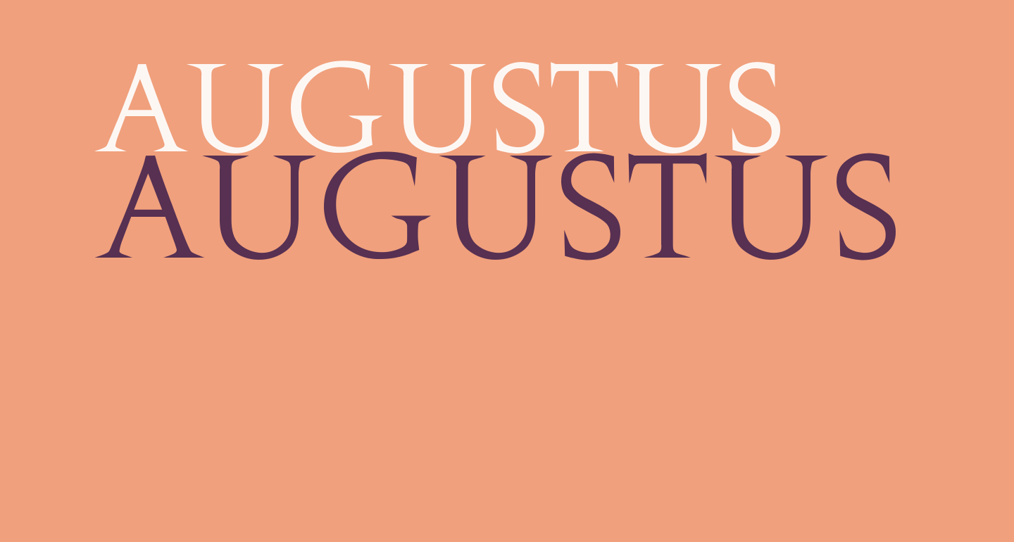 Augustus free Font - What Font Is