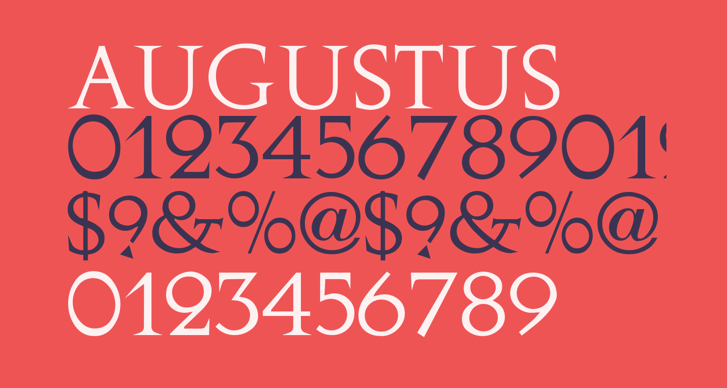 Augustus free Font - What Font Is