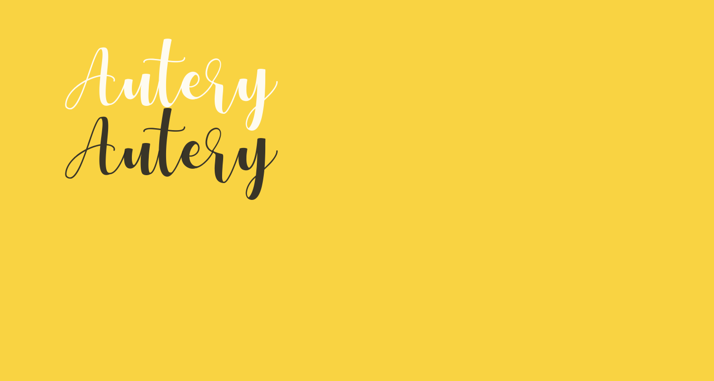 Autery free Font - What Font Is