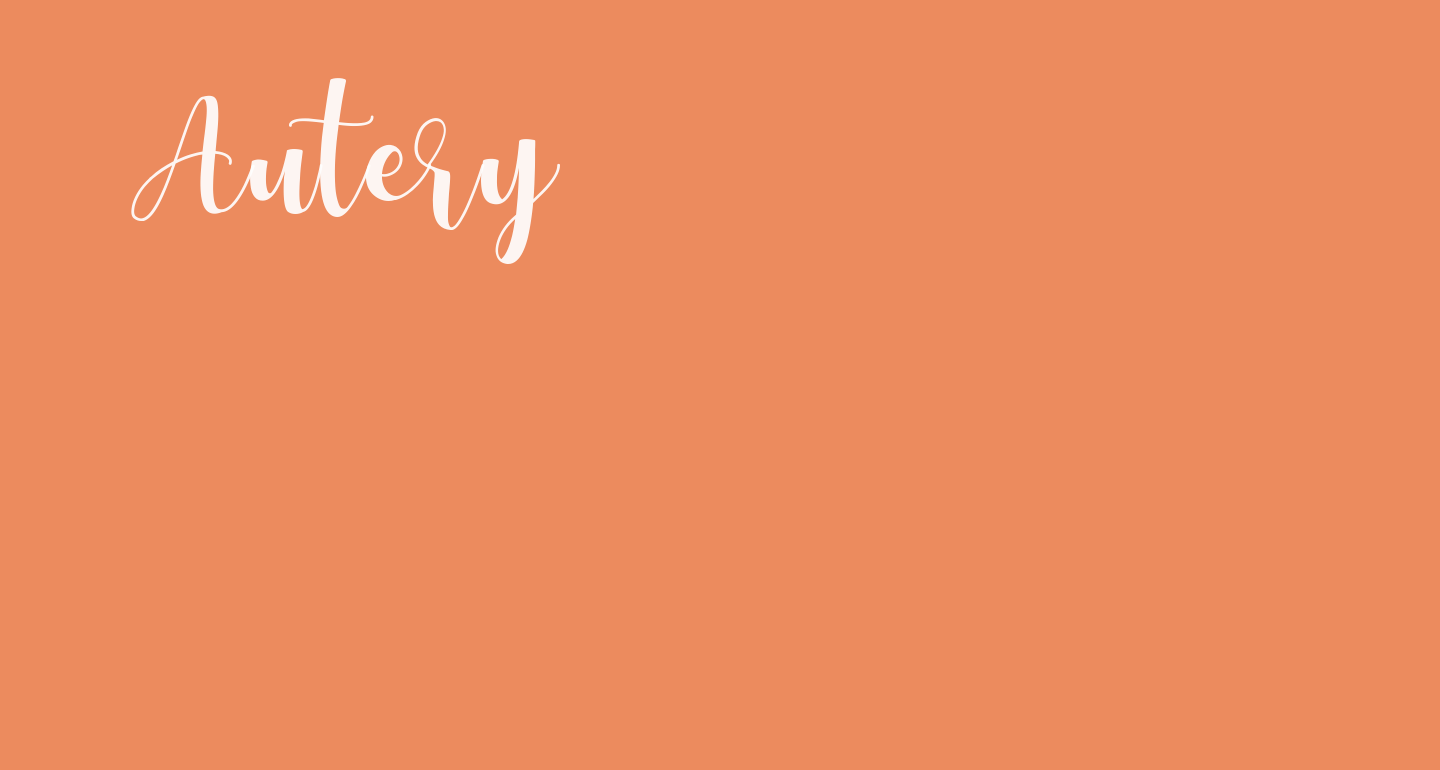Autery free Font - What Font Is