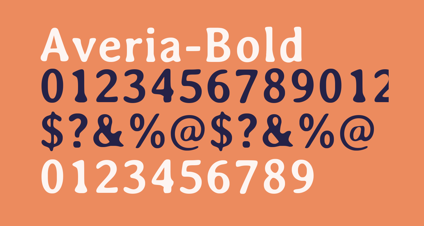 Averia-Bold free Font - What Font Is