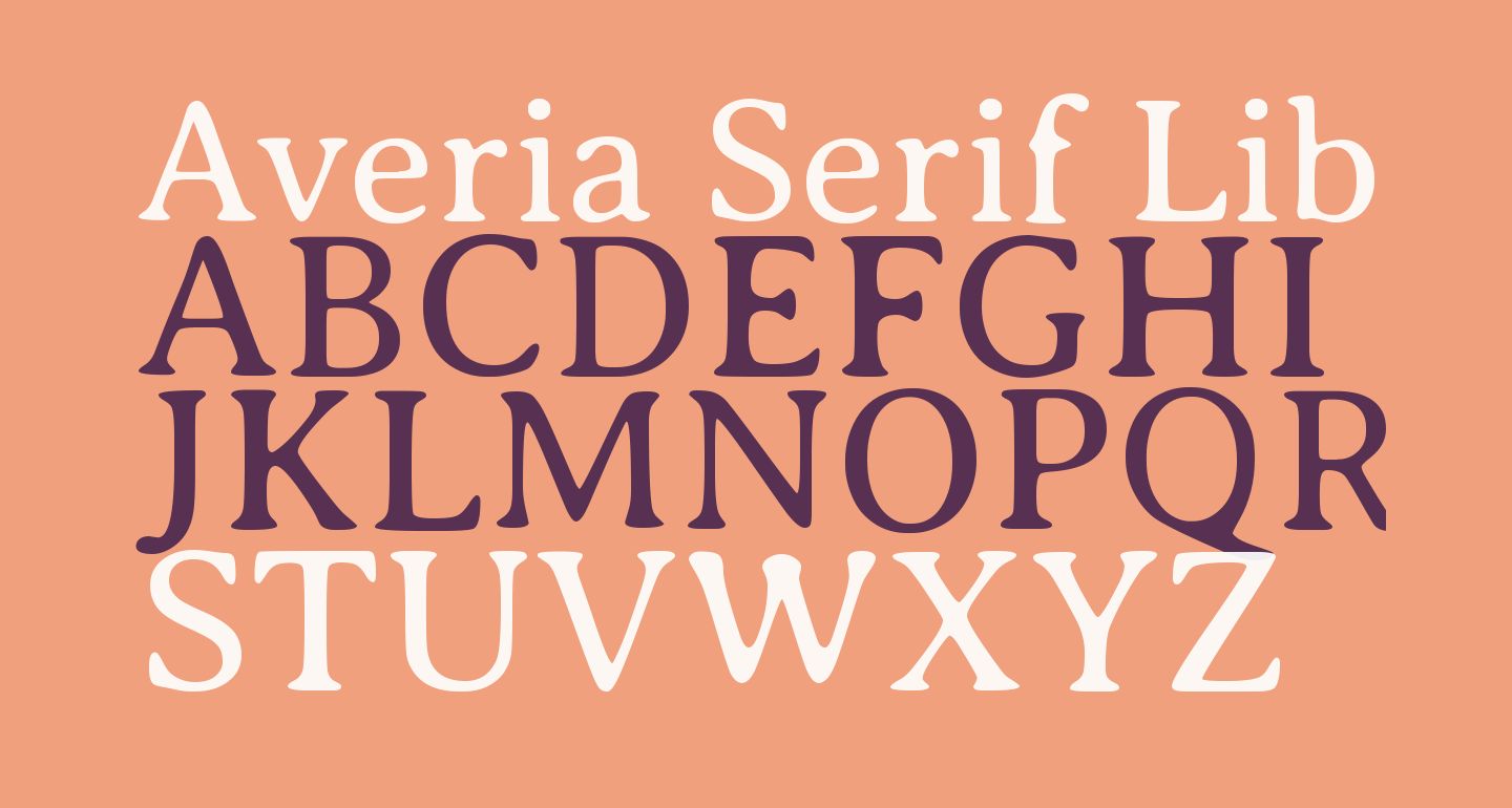 Averia Serif Libre Light free Font - What Font Is