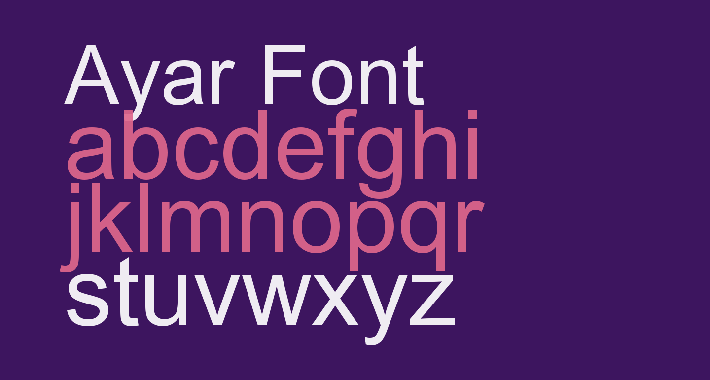 Ayar free Font - What Font Is