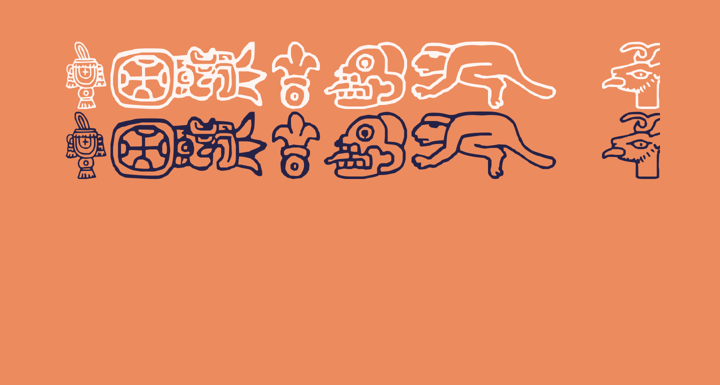 aztec free Font - What Font Is