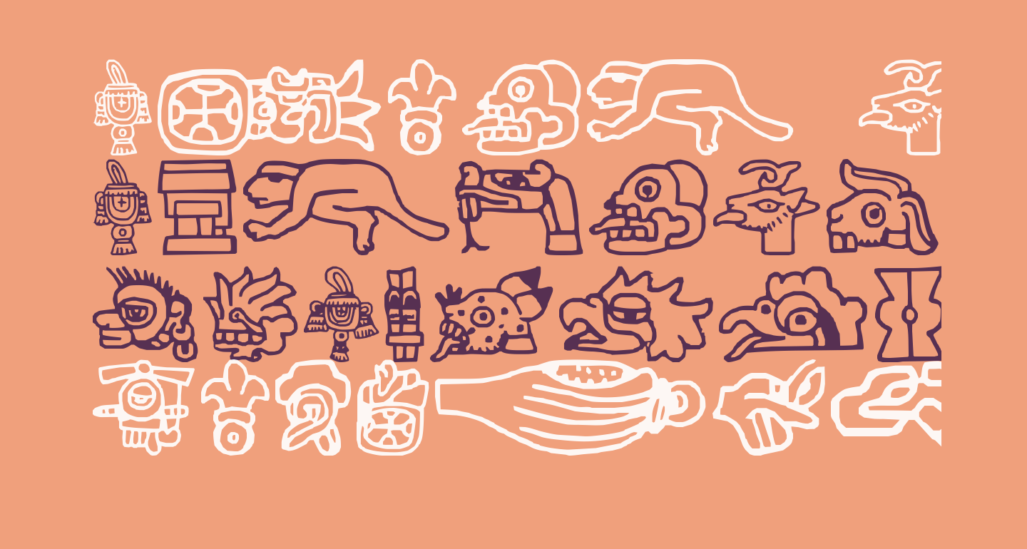 aztec free Font - What Font Is